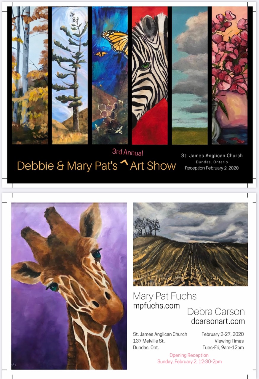 Debbie and Mary Pat’s 3rd Annual Art Show – Debra Carson Art